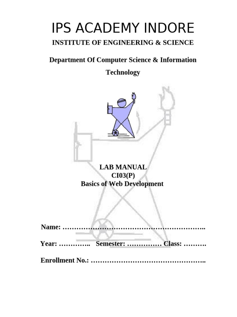 Basics of Web Development LAB MANUAL | PDF | Engineering | Html