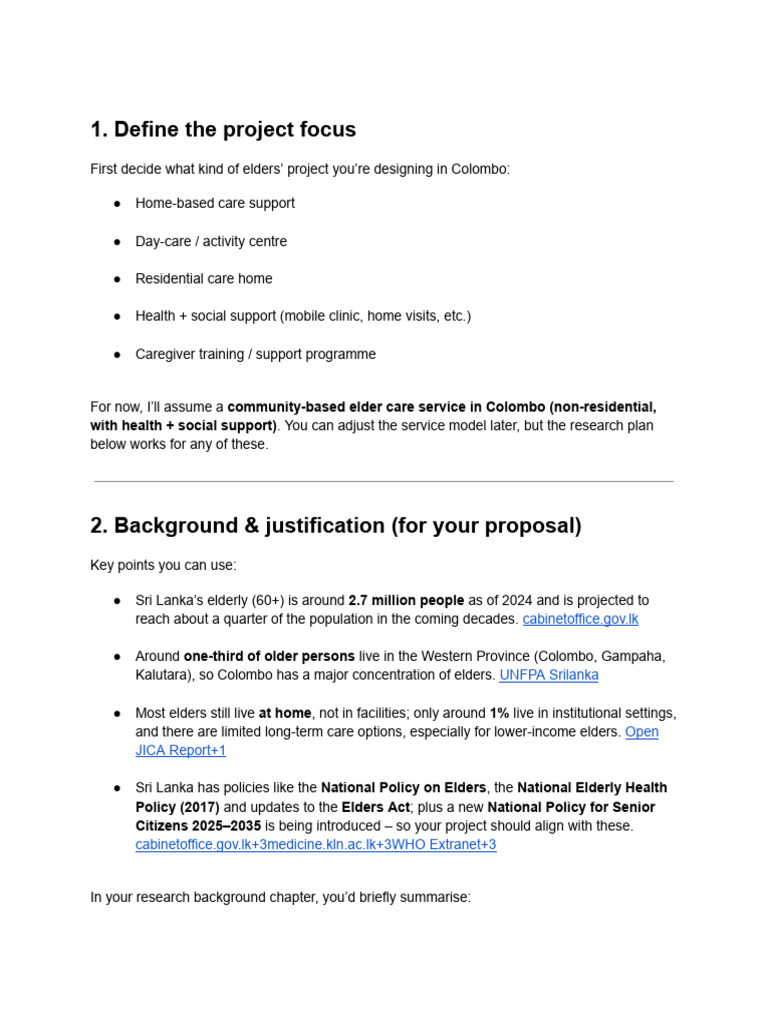 Elders Project | PDF | Elderly Care | Ageing