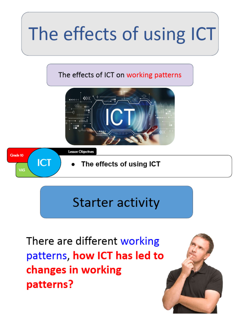 5.2 Effects of ICT On Working Patterns | PDF | Educational Technology ...