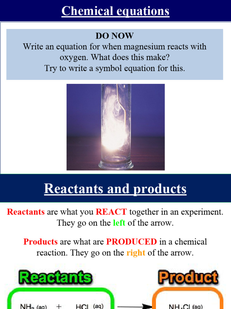 2 - IGCSE Chemistry - Stoichiometry - Chemical Equations | PDF ...