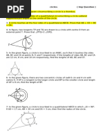 Class 9 Circle Worksheet Activities | PDF