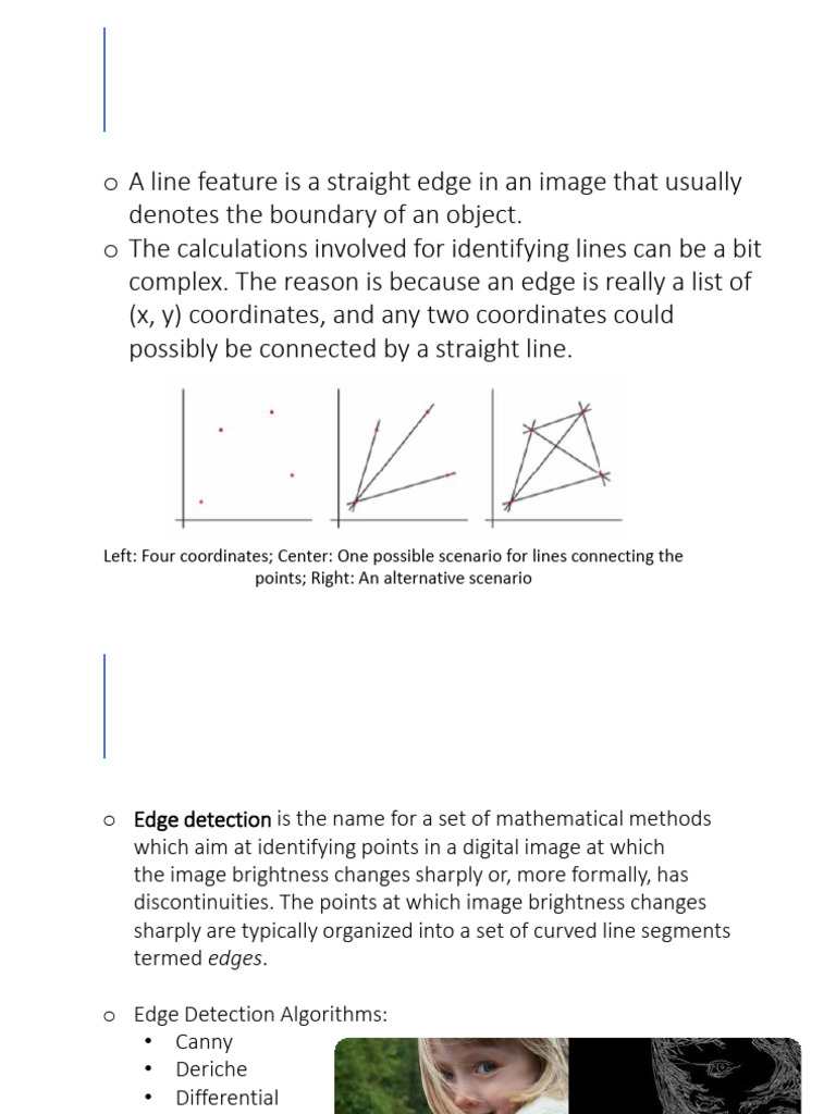 017 Lines and Edges Slides | PDF | Recording | Imaging