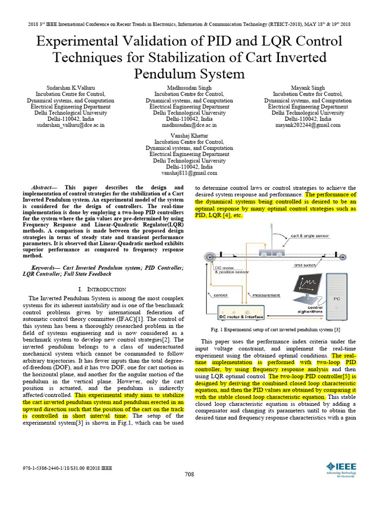 Experimental - of - PID - and - LQR - Control - Techniques - For ...