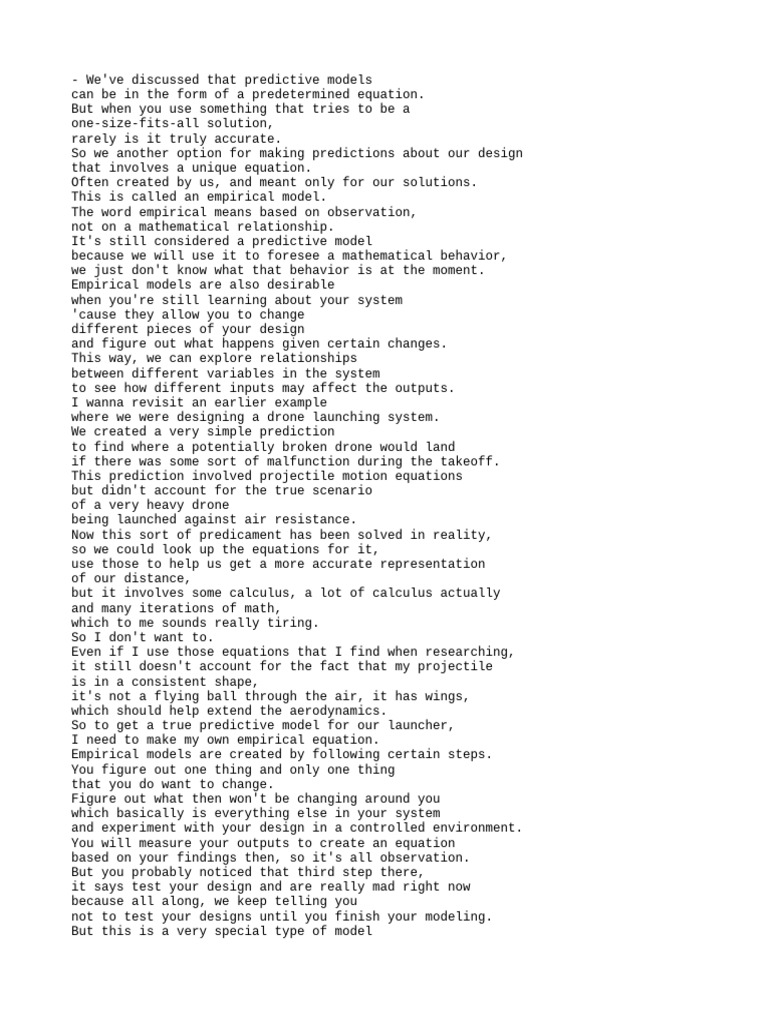 How to Create Empirical Models From Measurements (1) | PDF | Chart ...