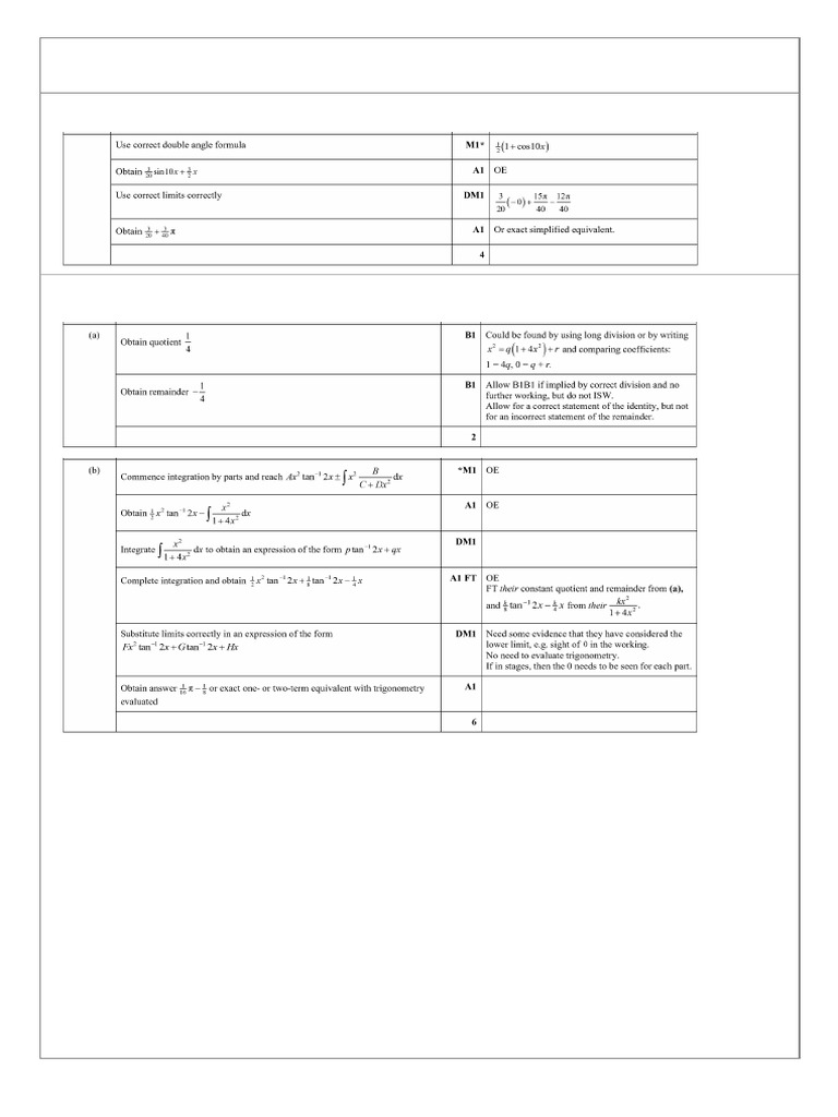 A 9709-Alevel-Pure-Maths-Further-Calculus Mode1 07 43 10 | PDF