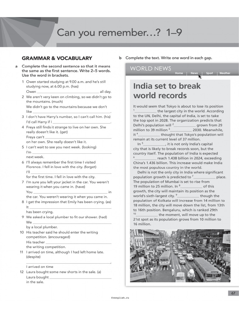 English File 4th Edition Upper Intermediate Workbook WWW Frenglish Ru 2 | PDF