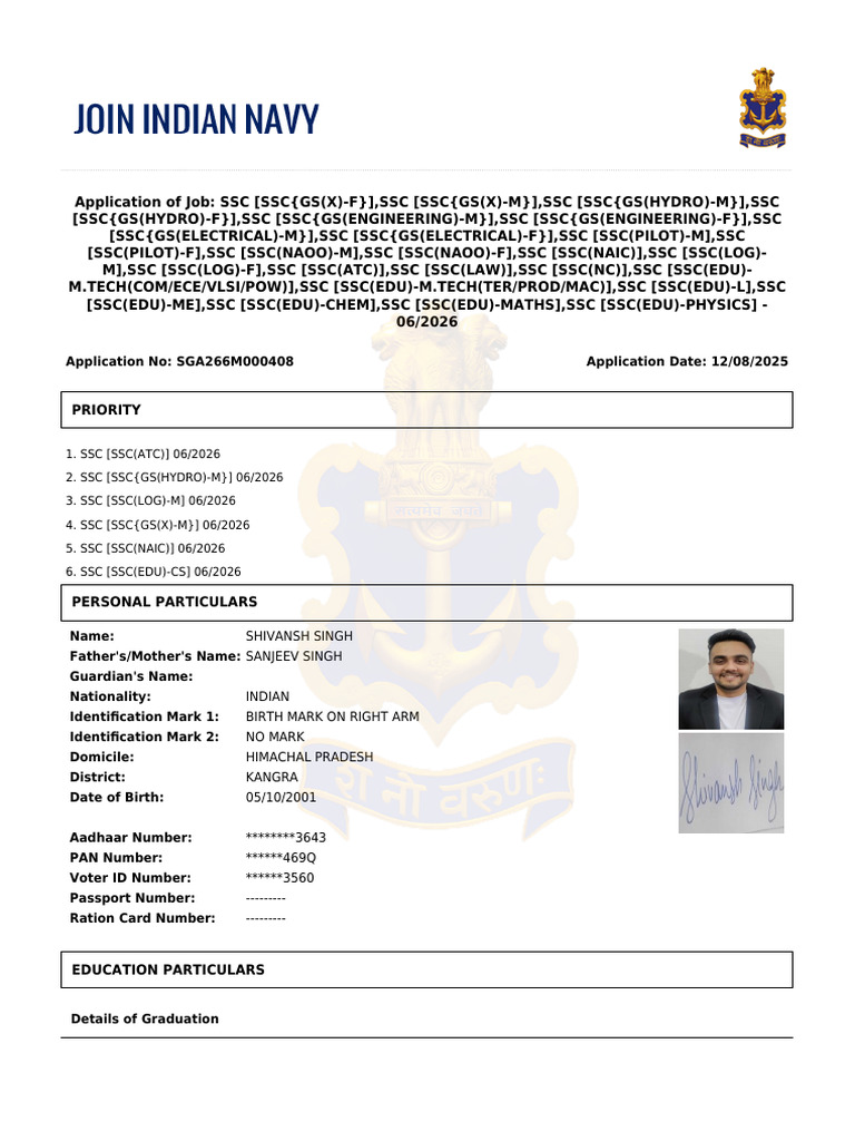 Application SGA266M000408 | PDF