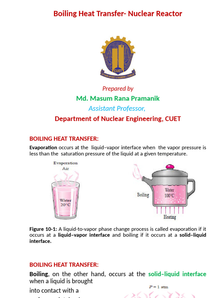 3. Boiling Transfer Basic- Nuclear Reactor (1) | PDF | Boiling | Heat ...