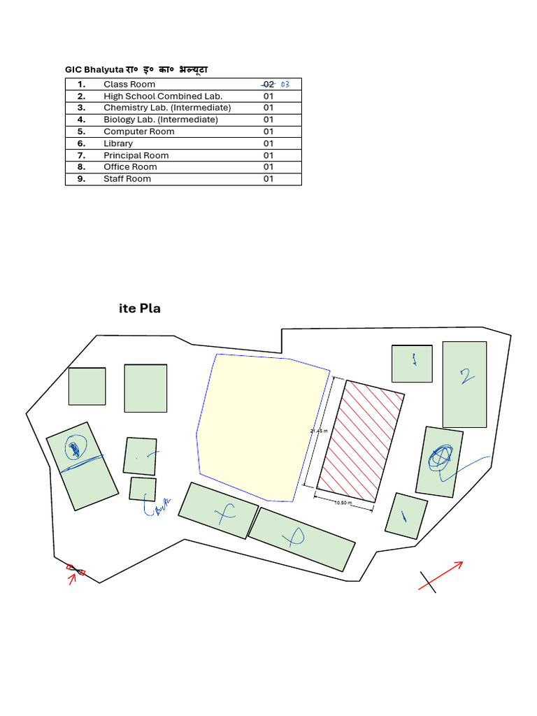 Proposed Building Plans for GIC Almora | PDF | Chess Openings | Chess