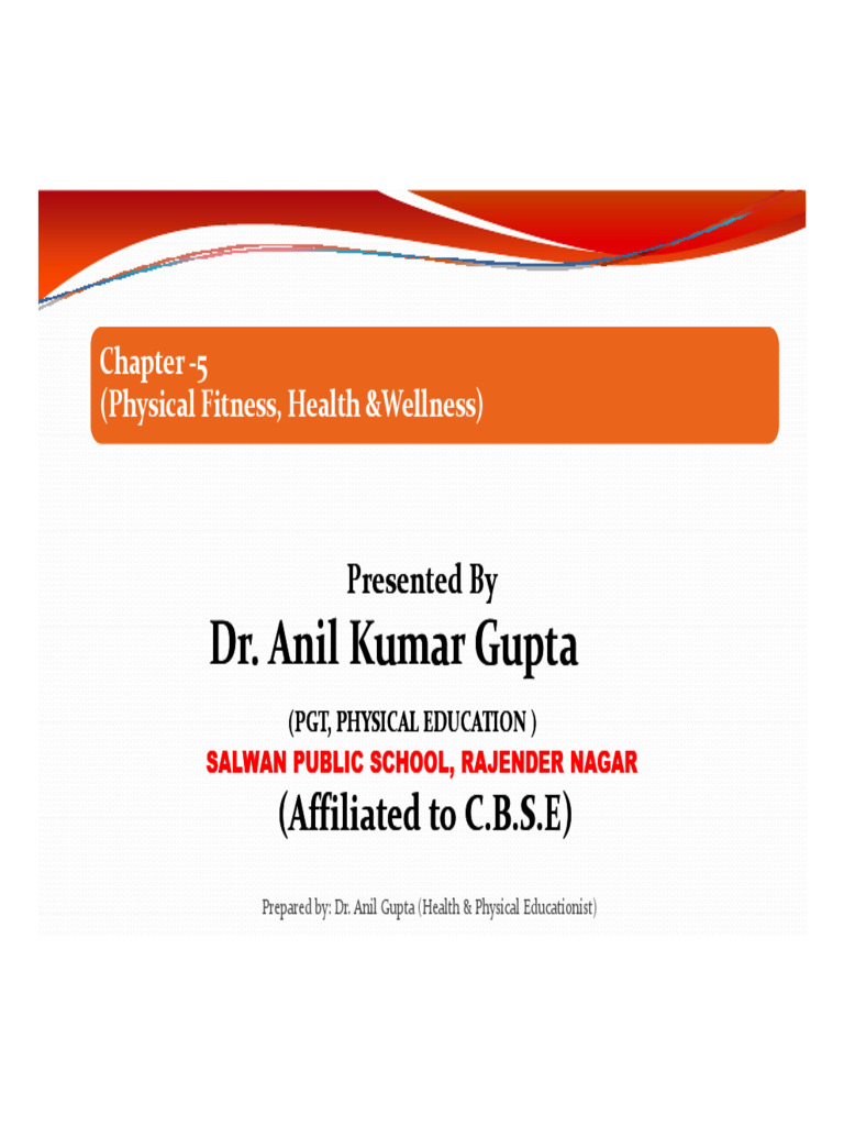 UNIT - 5 (Physical Fitness - Health - Wellness) | PDF | Flexibility ...