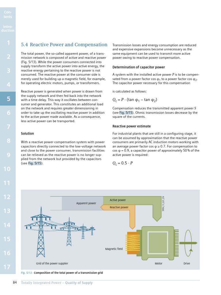 Power Factor Correction | PDF | Ac Power | Electric Power Transmission