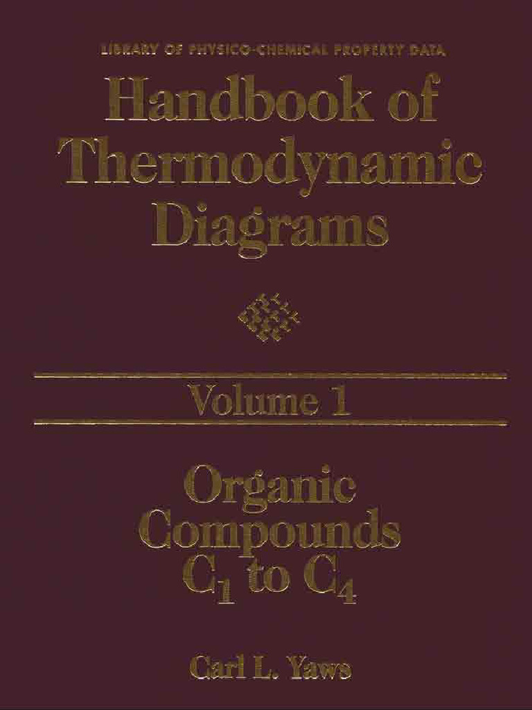 Handbook of Thermodynamic Diagrams Volume 1 | PDF | Enthalpy | Methyl Group