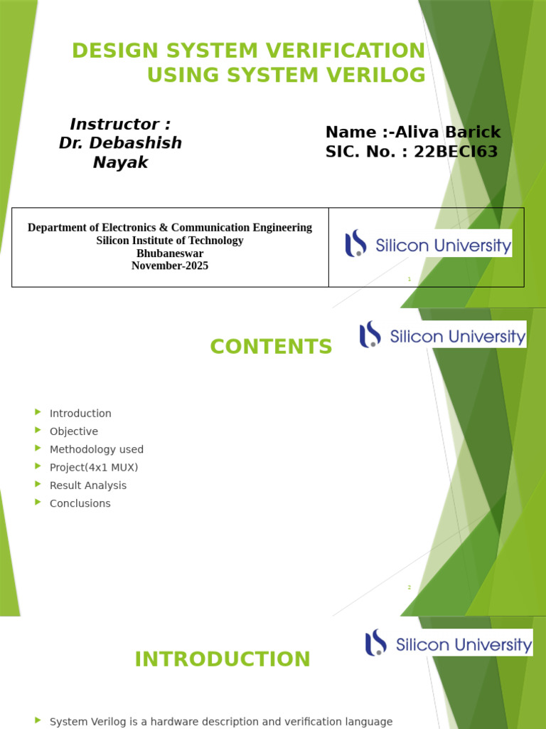 Ppt System Verilog | PDF | Formal Verification | Object Oriented ...