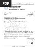 Spicy Math Questions and Solutions | PDF | Triangle | Area