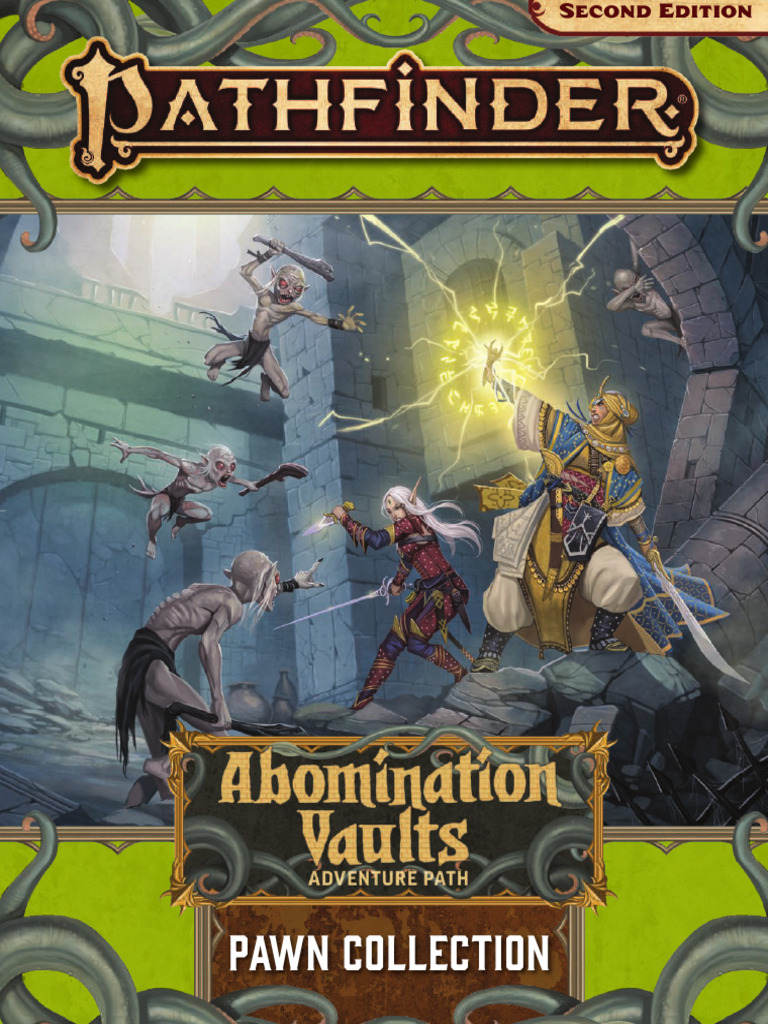 PF2e Adv AbominationVaults Pawns Cropped | PDF | License | Copyright