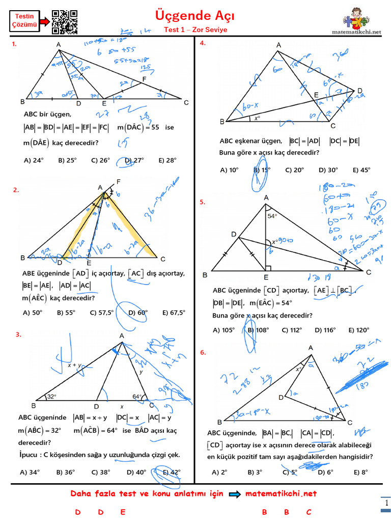 Ucgende Aci Test 1 Z | PDF