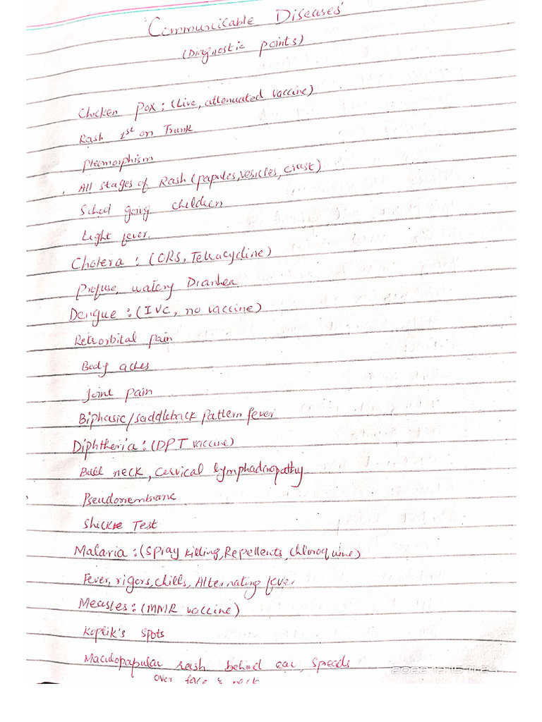 Communicable+Non Communicable Diseases | PDF