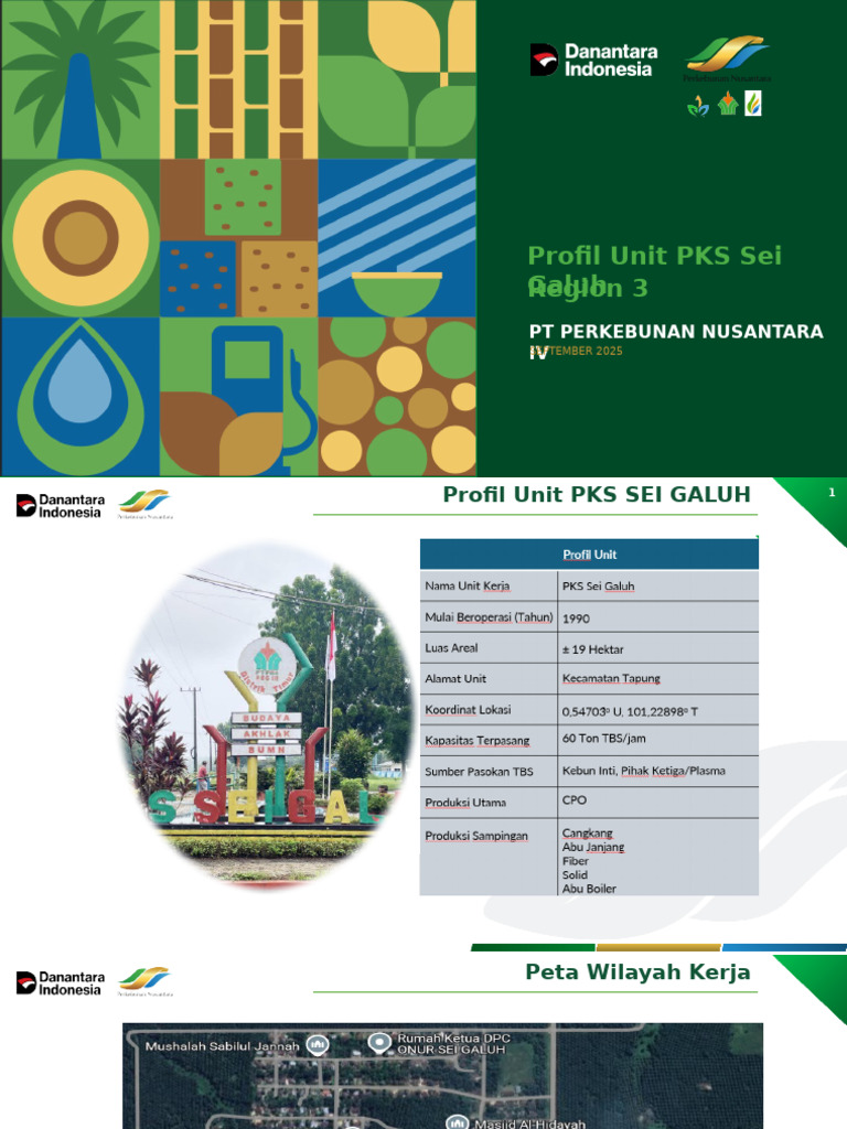 Profil PKS Sei Galuh 2025: Kinerja & Struktur | PDF
