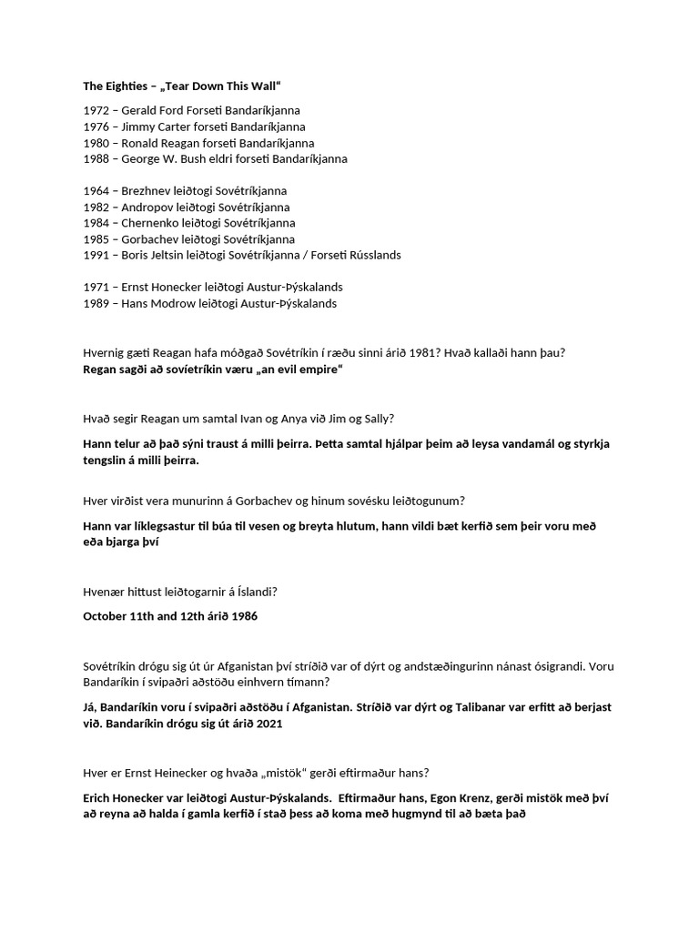 The Eighties - Collapse Til Að Skil A | PDF