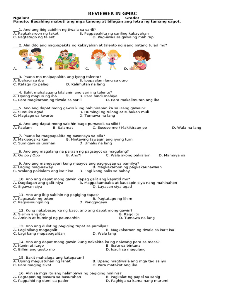GMRC 2 Reviewer | PDF