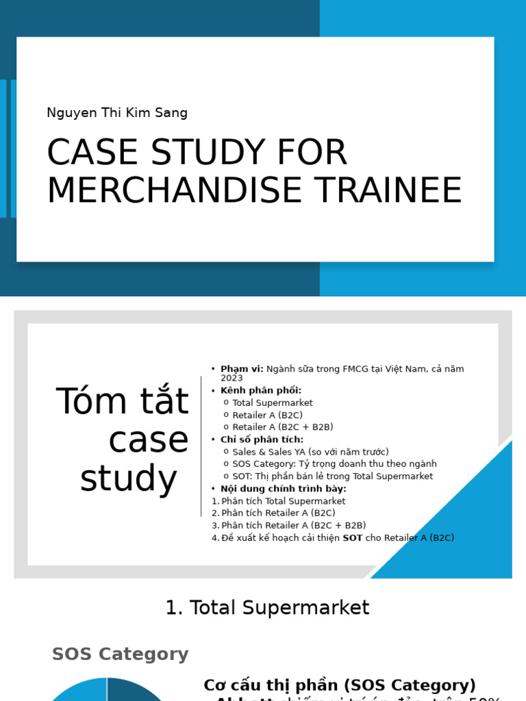 Case Study_Nguyen Thi Kim Sang_Merchandise Trainee | PDF