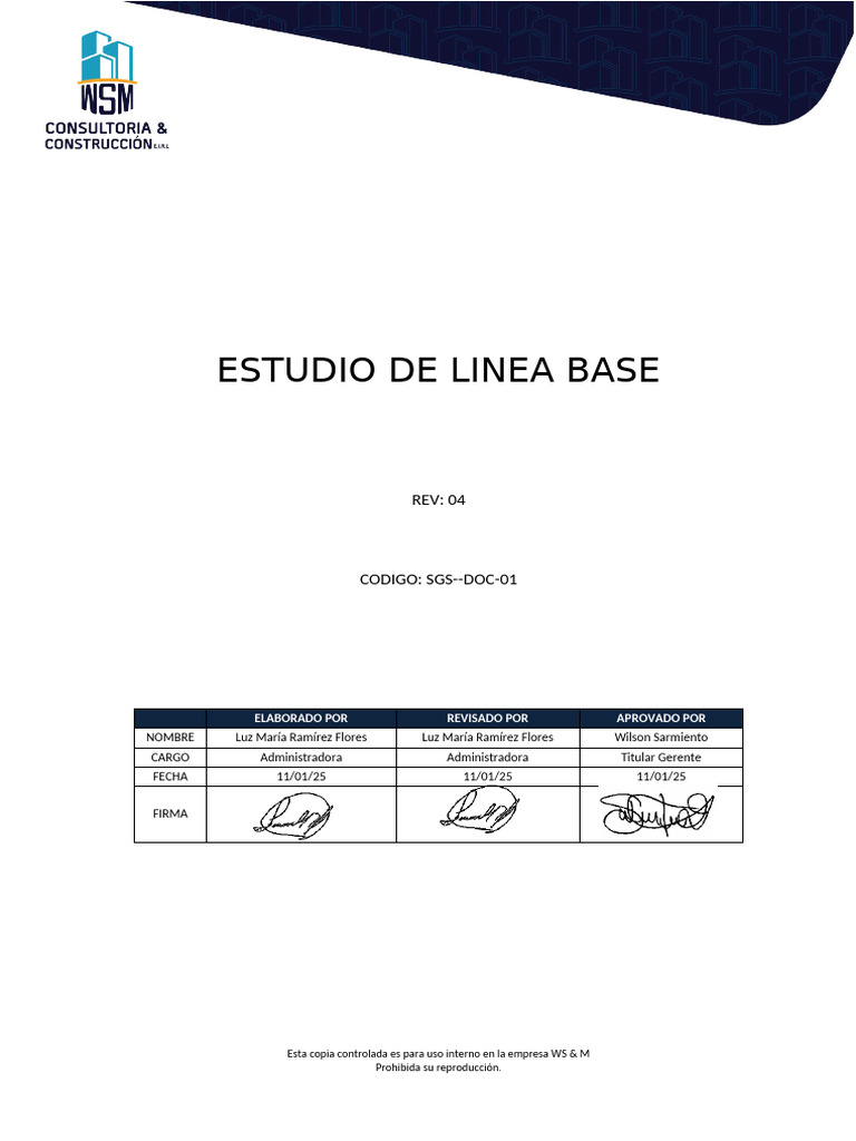 Anexo 5 LINEA BASE | PDF | Seguridad y salud ocupacional | Auditoría