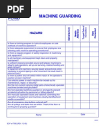 PUWER Assessment Checklist | PDF | Safety | Personal Protective Equipment