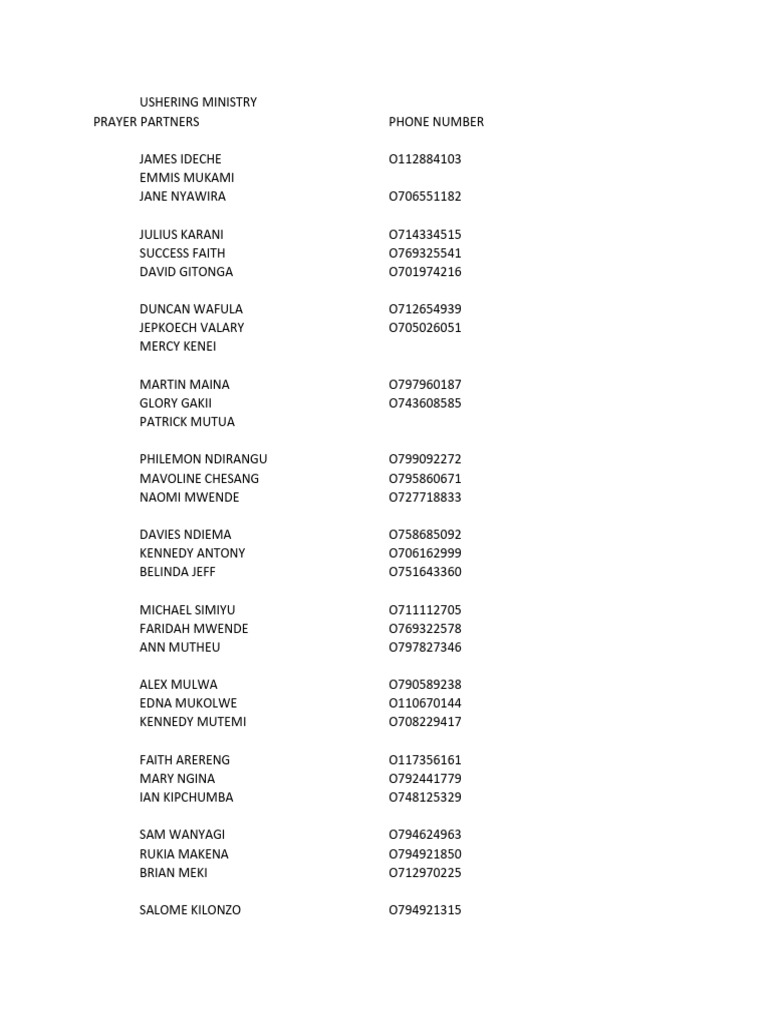 Prayer Partners | PDF