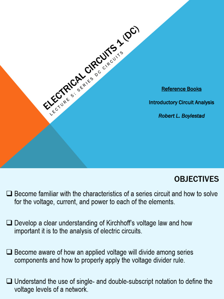 Series DC Circuits Overview and Analysis | PDF | Series And Parallel ...