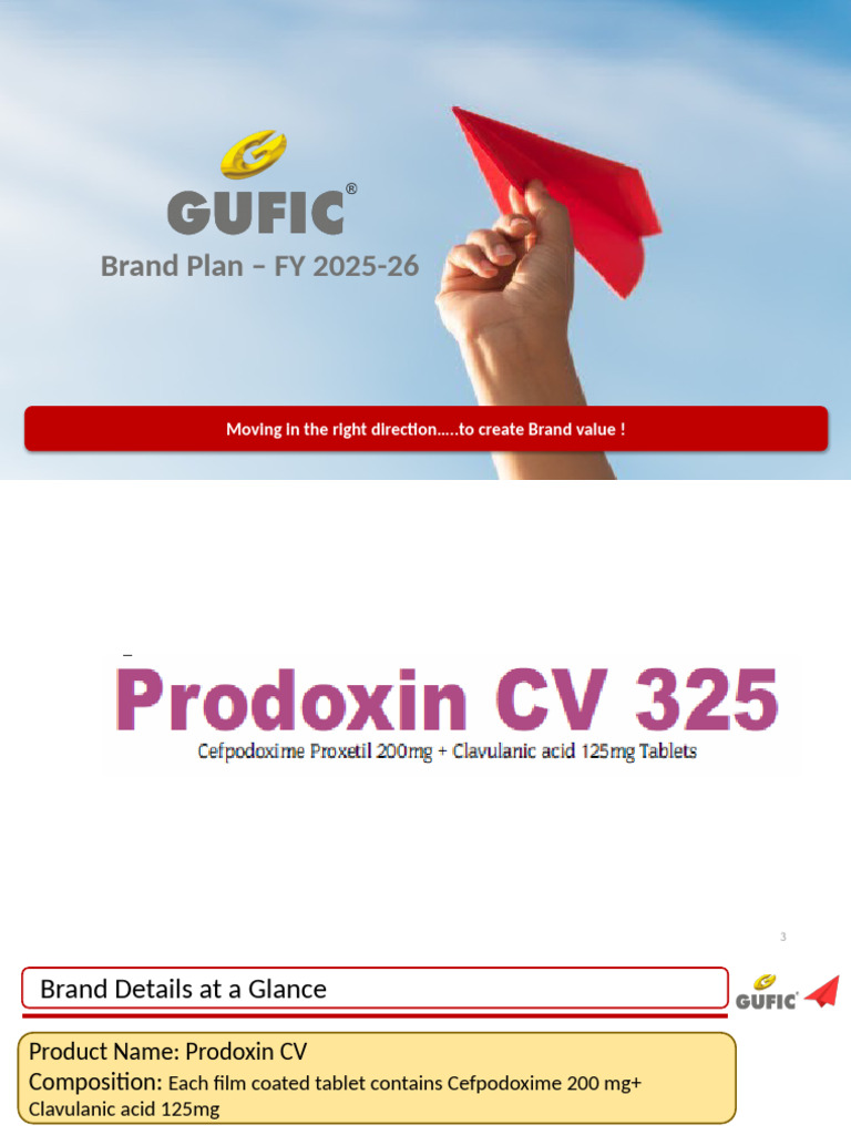 Prodoxin CV Brand Plan FY 2025-26 | PDF | Beta Lactamase | Antibiotics