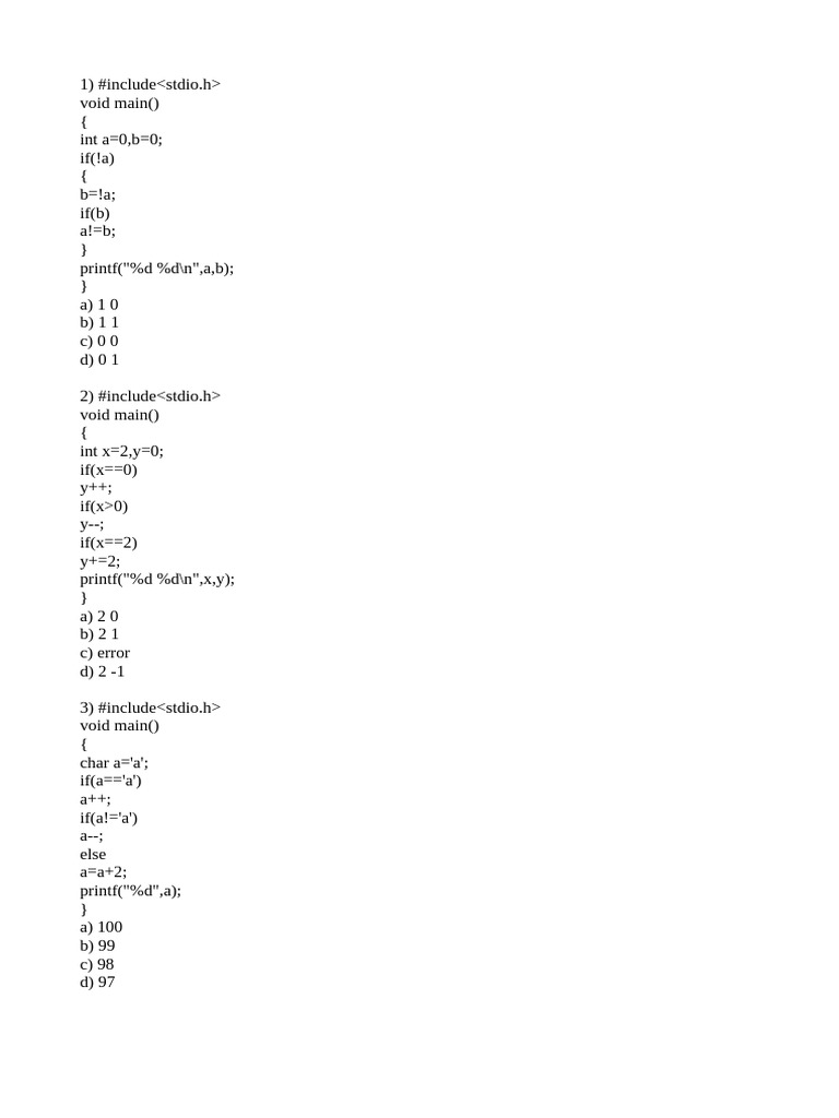 If Elseif Controlstatement | PDF