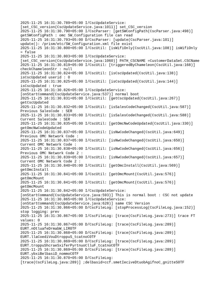 Prev Csc Log | PDF