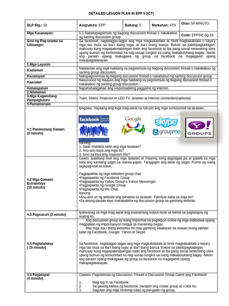 EPP Q4 DLP No. 18 | PDF