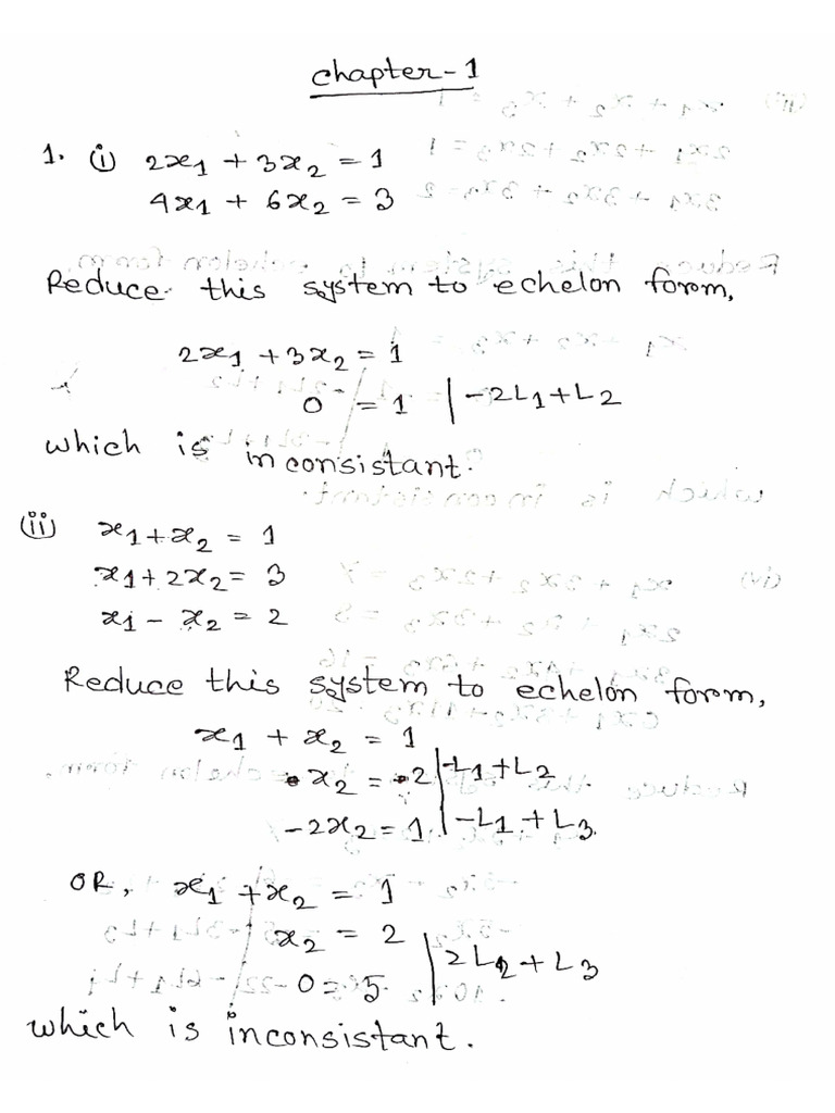 Linear Algebra 1 | PDF