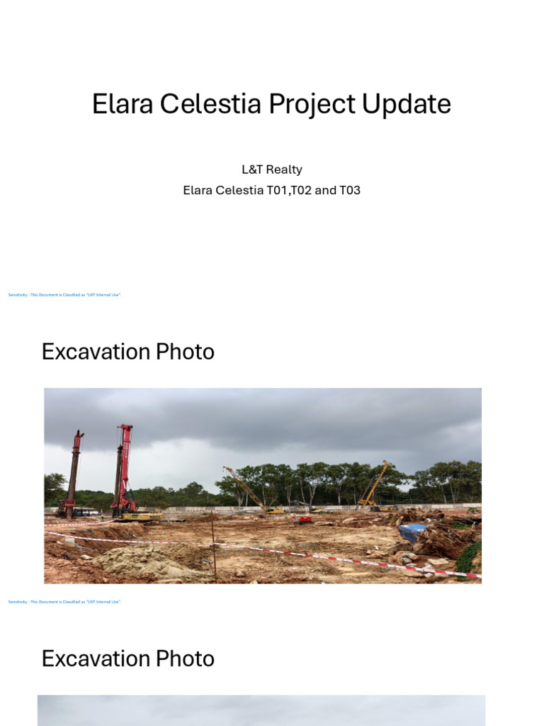 Construction - Excavation Work Under Progress 0 | PDF