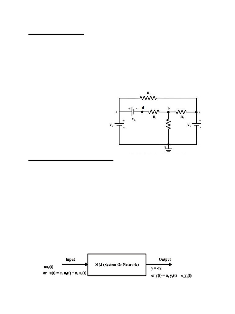 DC Network Theorems_2019 | PDF | Electrical Network | Passivity (Engineering)