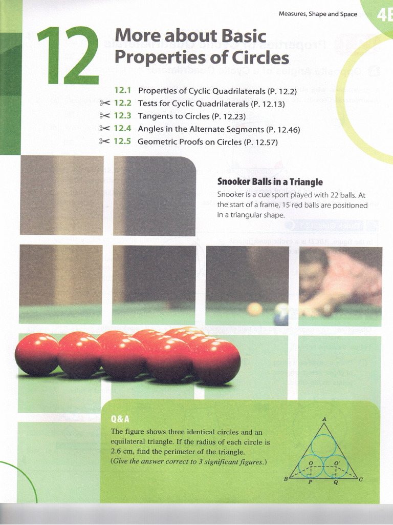 4B.12 More About Basic Properties of Circles | PDF