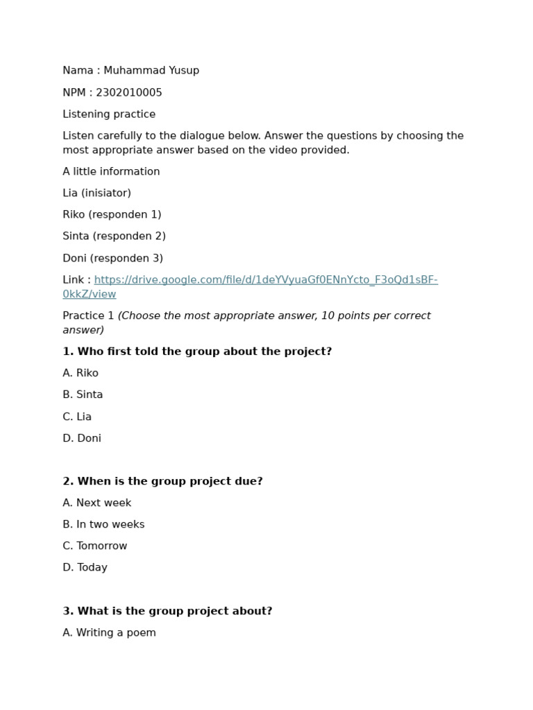 Designing Task and Assessment | PDF | Multiple Choice | Human Communication