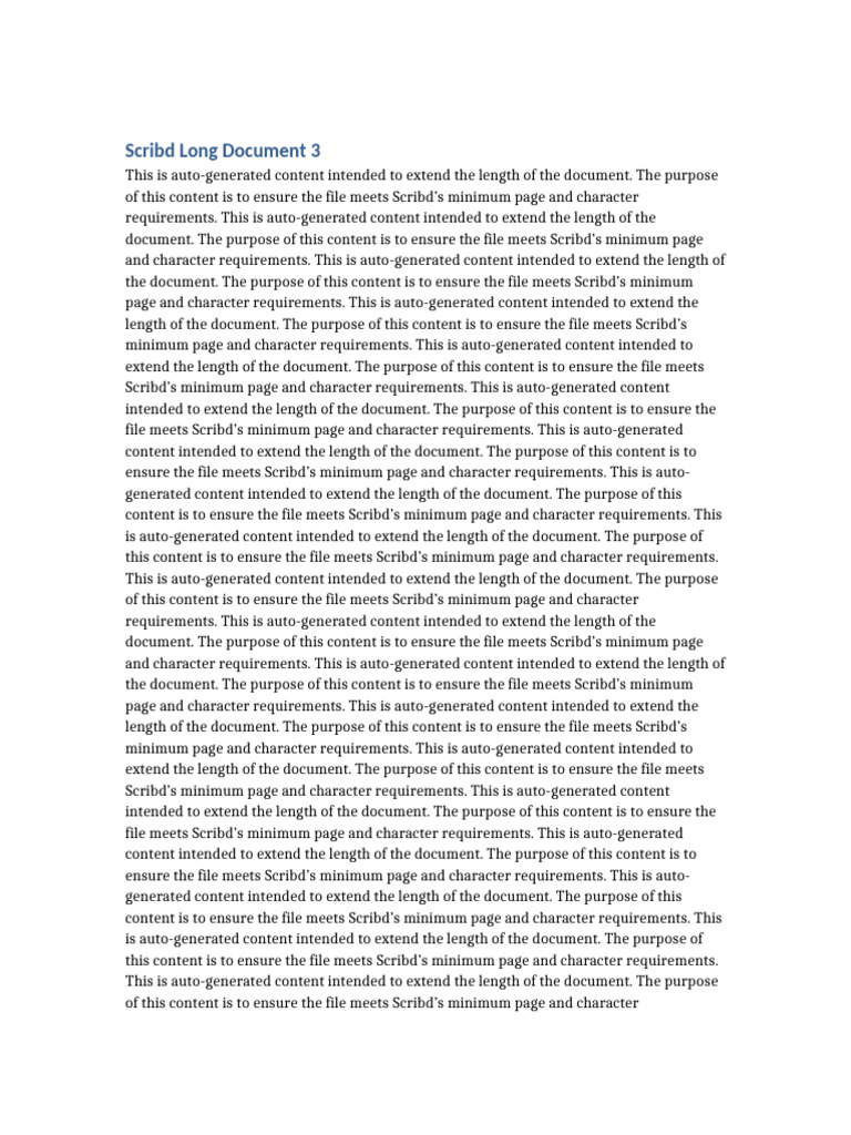 Scribd Document Length Extension Guide | PDF | Scribd | Written ...