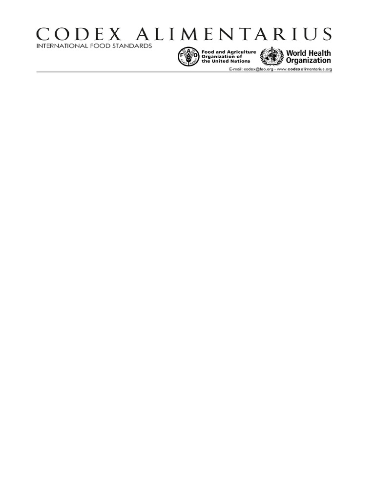 Codex Stan 92-1981 | PDF | Drinking Water | Water