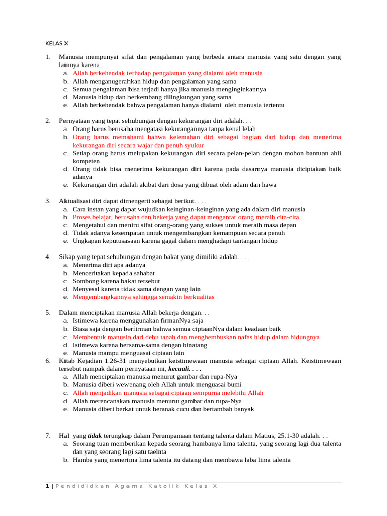 SOAL LATIHAN GOOGLE FORM 1 | PDF