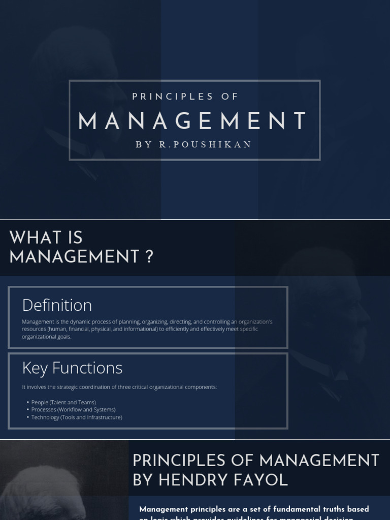 Principles of Management Explained | PDF | Business | Business Economics