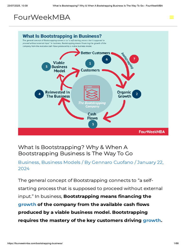 Understanding Bootstrapping in Business | PDF | Entrepreneurship ...