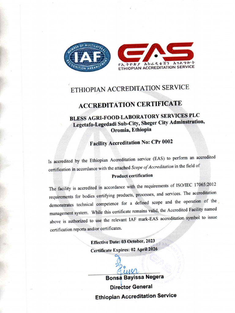 Accreditation of Certification | PDF