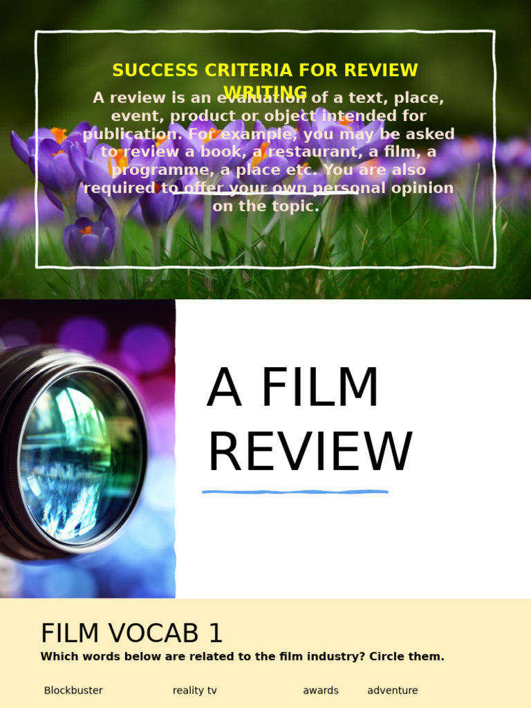 4k1 A Film Review f4 22092021 | PDF