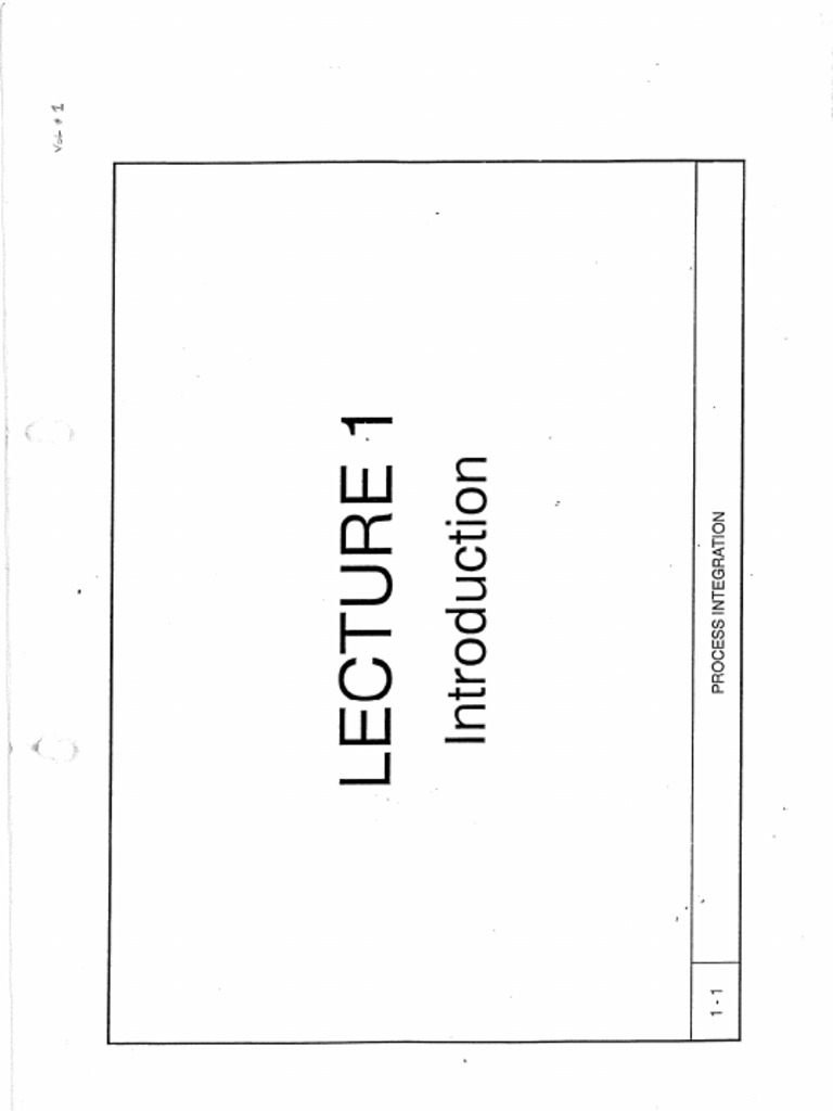 Lecture # 1 | PDF