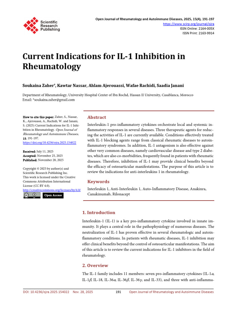 Ojra 2040432 | PDF | Inflammation | Immunology