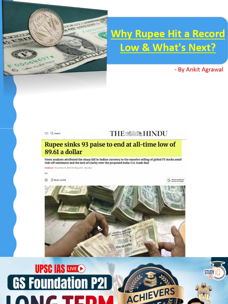 Why Rupee Hit A Record Low & What's Next | PDF