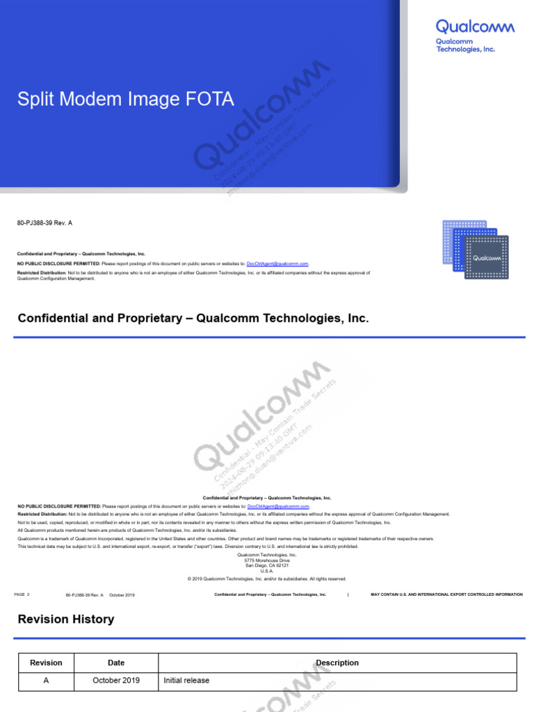 Split Modem Image FOTA Solution Guide | PDF | Data Compression | Metadata