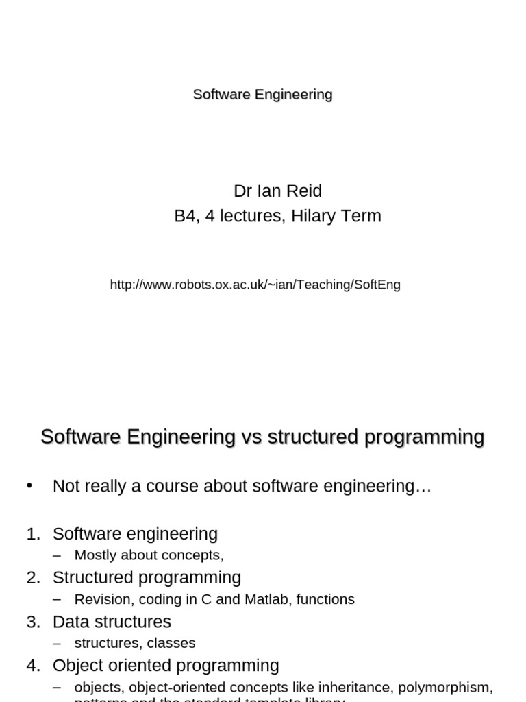 Software Engineering | PDF | Scope (Computer Science) | Variable ...